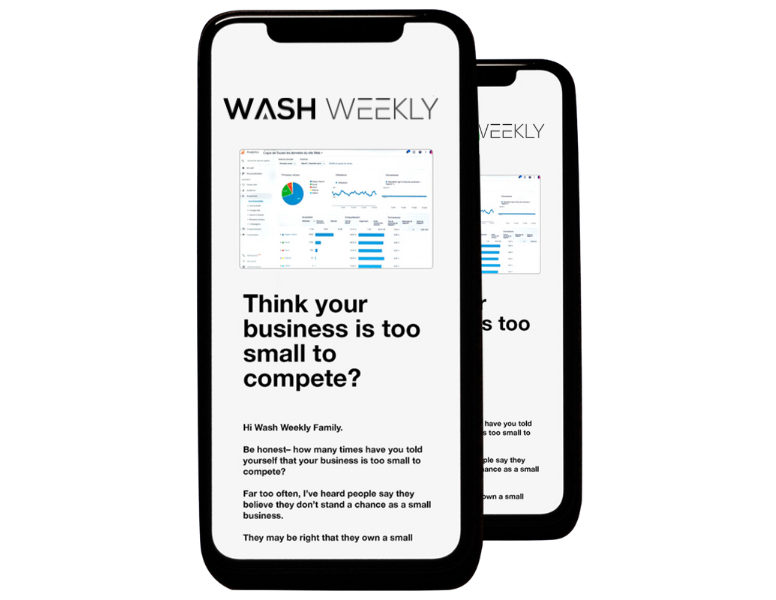 Wash Weekly | Ideas, Strategies & Thoughts on Being the Market Leader ...